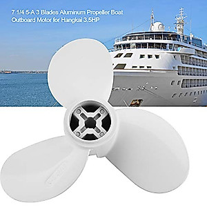 7 1/4 5-A 3 Aluminum Propeller Boat Outboard Motor for 3.5HP for 3.6 prop sea eagle 7-1/2 propeller 7 1/45 inch propeller replacement prop 2 stroke parts