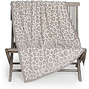 Barefoot Dreams CozyChic Safari Blanket Cream Multi