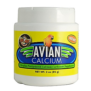 Zoo Med Labs Supplement Avian Calcium 3oz Precipitated Calcium Carbonate Vitamin