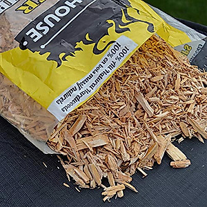 Smokehouse Products All Natural Flavored Wood Smoking Chips- Alder Brown, Medium