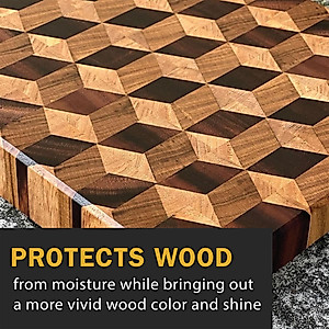 WALRUS OIL - Wood Wax, 3 oz Can, FDA Food-Safe, Cutting Board Wax and Board Cream