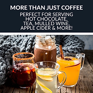 Homecraft 100-Cup Coffee Urn and Hot Beverage Dispenser with Dripless Faucet, Quick-Brewing, Stainless Steel