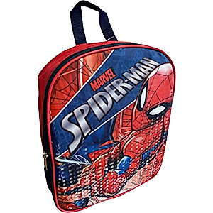 Fast Forward Spider-Man 11" Mini Backpack (Navy Blue-Red)