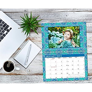 2024 Photo Frame Wall Spiral-bound Calendar (Add Your Own Photos) - 12 Months Desktop/Wall Calendar/Planner - (Edition #015) (26)