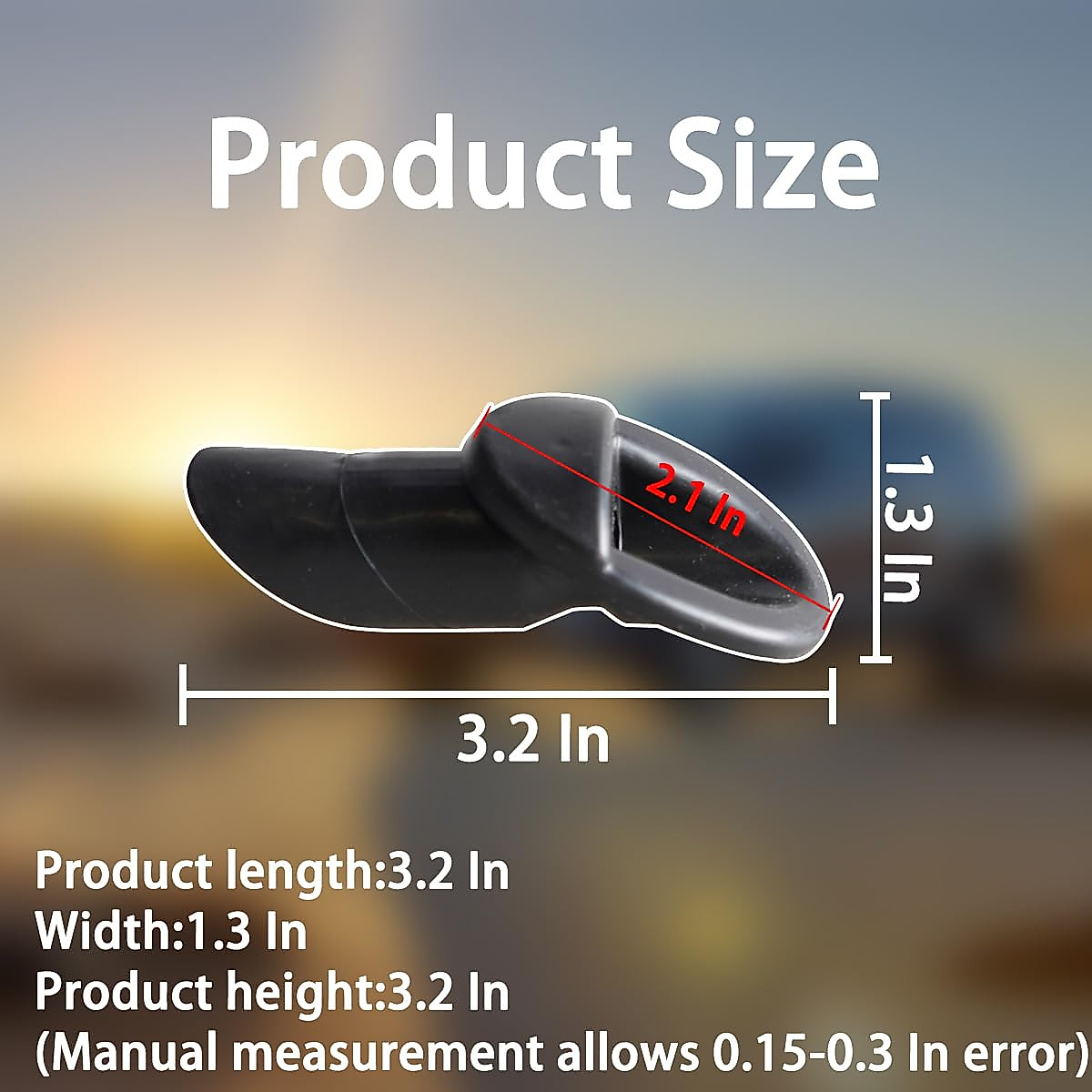 BESULEN Antenna Ornament Replacement, Manual Radio Antenna Mounted Base Bezel, Antenna Adapter Base for 2007 2008 2009 2010 2011 2012 2013 Replace 86392-0C040 Genuine Grommet, Car Accessories