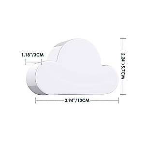 Dadanism Magnetic Wall Key Holder - [2 Packs] Novelty Adhesive Magnetic Key Hanger Organizer, Keep Keychains and Loose Keys Securely in Place - White