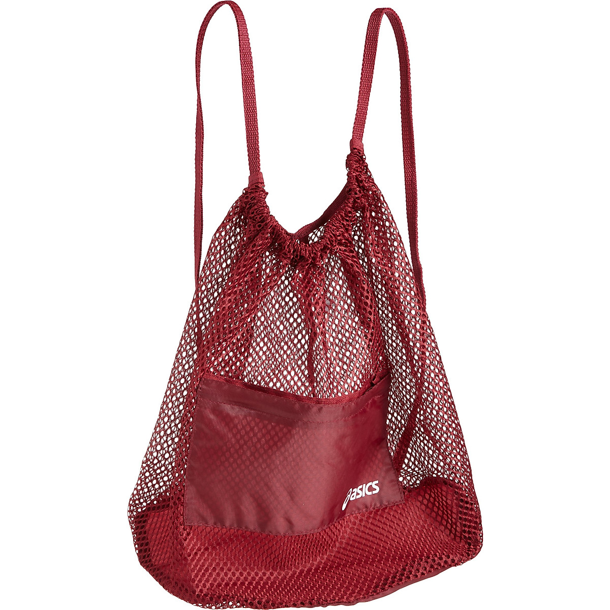 ASICS Mesh Backpack, Color:Cardinal, All
