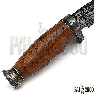 PAL 2000 HUNTING KNIVES HUN-9104 Custom Knife Handmade Damascus Steel Knife With Sheath