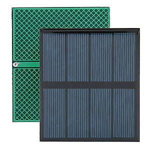 Mini Small Solar Panel, 2Pcs Polycrystalline Silicon Diy Battery Charger Kit 0.6W 2V for Small Dc Batteries for Low Power Devices