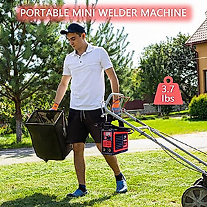 Welding Machine, Upgraded MMA-250A 110V Welder Machine,Portable Stick Welder IGBT Digital Display LCD,Home DIY Arc Welder,Hot Start Arc Force Anti-stick Mini Welder