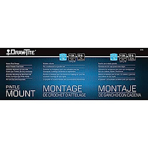 Draw-Tite 38186 3" Receiver Pintle Hook Mounting Plate