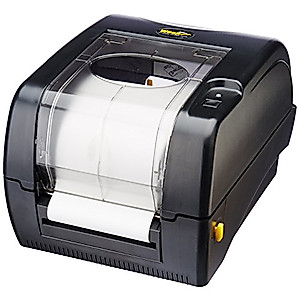 Wasp WPL305 Monochrome Direct Thermal Label Printer with Reflective Media Sensor, 5 in/s Print Speed, 203 dpi Print Resolution, 4.25" Print Width, 110/220V AC