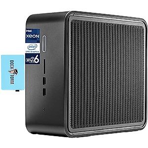 Intel NUC 9 Pro Kit Mini PC NUC9VXQNX Xeon E-2286M 8-Core, UHD 630, 64GB RAM, 1TB PCIe SSD, WiFi 6, Bluetooth 5.2, HDMI, 2 Thunderbolt 3, Win 10 Home w/Hub