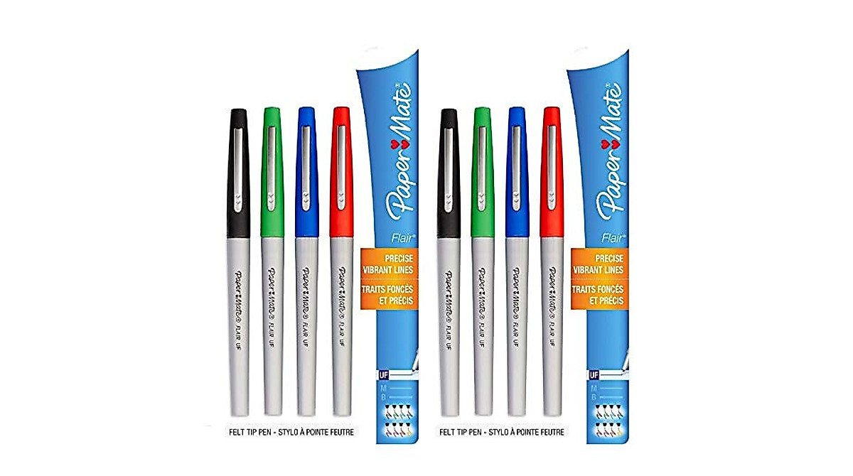 Paper Mate Flair Ultra Fine Felt Tip Pen Set - Vibrant & Precise Writing