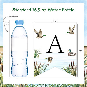 Mallard Duck Baby Shower Banner Decorations, It’s A Boy Duck Theme Rustic Garland Bunting Set Pregnancy Celebration Gender Reveal Party Supplies for Boy