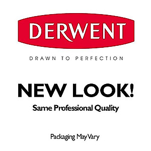 Derwent Graphitint Pencils Tin, Set of 24, Great for Holiday Gifts, Unique Blend of Graphite and Color, Watersoluble, Ideal for Mixed Media, Professional Quality (0700803)