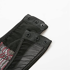 Maiyifu-GJ Women Deep V One Piece Lingerie Bandage Halter Teddy Babydoll Mini Bodysuit Hollow Backless High Cut Underwear (Red,Medium)