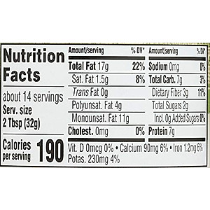 365 by Whole Foods Market, Organic Creamy Almond Butter, 16 Ounce