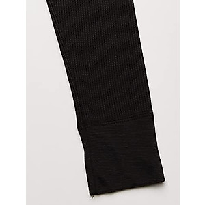 Fruit of the Loom boys Premium Thermal Waffle Underwear Base Layer Set, Black, 10 12 US