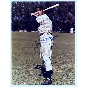 Kirkland Joe Dimaggio 8 X 10 Autograph Photo on Glossy Photo Paper