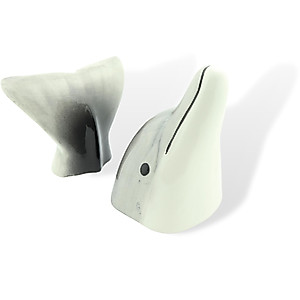 Needzo Dolphin Salt and Pepper Shakers Set, Nautical Themed Kithen Supplies, Small