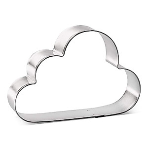 Clouds Cookie Cutter 4 Inch - Made in the USA – Foose Cookie Cutters Tin Plated Steel Clouds Cookie Mold
