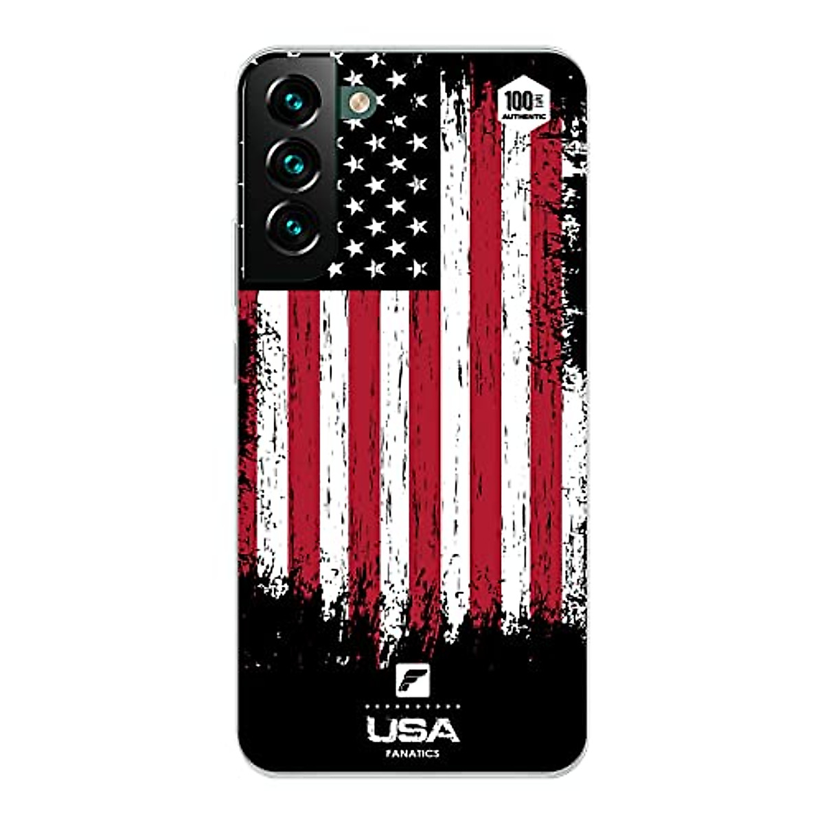 Phone Case USA Flag Patriot Design Silicone Transparent - Compatible iPhone and Samsung (Samsung Galaxy A04)