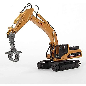 Excavator Toy Alloy Excavator foy Kids Loader Trucks for Boys constructlon Toys for Boys Steel Trucks Great Toddler Toys for 8 Year Old Boys and up… (1713)…