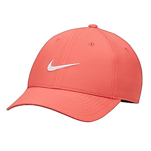 Nike Dri-FIT Legacy91 Golf Hat, Adjustable strap - Magic Ember/White