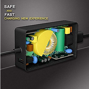 NewPlus Surface Pro Charger, New Surface Pro Charger, 44W 15V 2.58A, Compatible for Microsoft Surface Pro 3, Pro 4, Pro 5, Pro 6, Surface Laptop 1/2, Surface Book & Surface Go,with 5V 1A USB