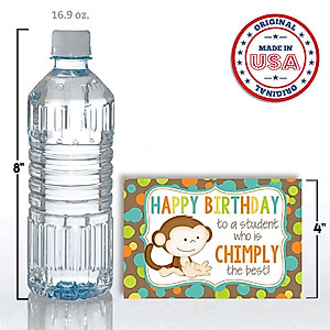 Funny Animal Puns Themed Happy Birthday From Teacher To Student Blank Postcards, 4"x6" Fill In Notecards (6 different designs) by AmandaCreation (30)