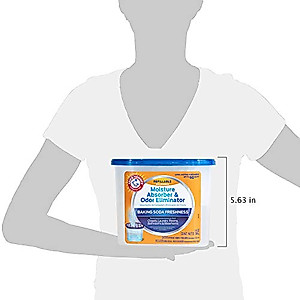 Arm & Hammer Fragrance Free Refillable Moisture Absorber and Odor Eliminator 14 oz.(Pack of 3)