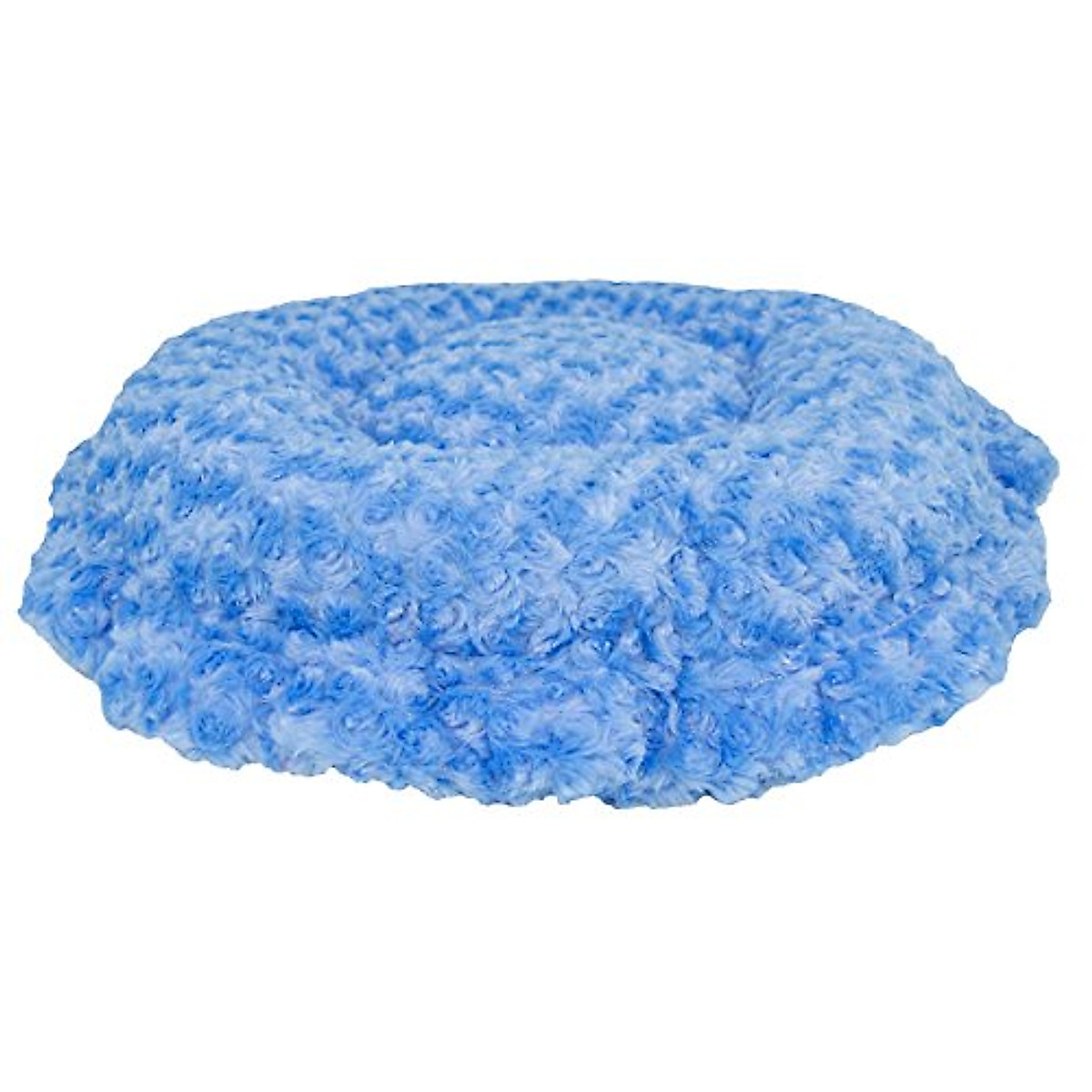 Bessie and Barnie Ultra Plush Blue Sky/ Wolfhound Grey Deluxe Luxury Shag Dog/Pet Lily Pod Bed Machine Washable