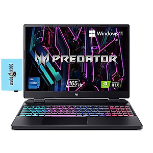 acer Predator Helios Neo Gaming & Entertainment Laptop (Intel i5-13500HX 14-Core, 32GB DDR5 4800MHz RAM, 1TB PCIe SSD, GeForce RTX 4050, 16.0" 165 Hz Win 10 Pro) with Dockztorm Hub