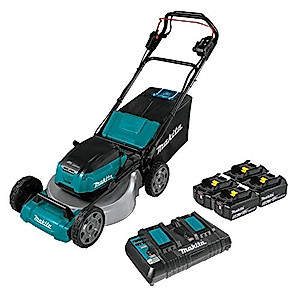 Makita XML06PT1 36V (18V X2) LXT® Brushless 18" Self-Propelled Commercial Lawn Mower Kit with 4 Batteries (5.0Ah)