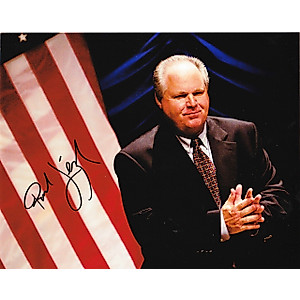 Kirkland Rush Limbaugh, 8 X 10 Photo Display Autograph on Glossy Photo Paper