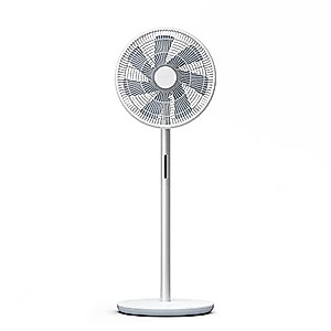smartmi Outdoor Oscillating Pedestal Fan 3, 100-Speed Portable Quiet Standing Fan, 120° Oscillation and 40° Tilt, Floor Smart Fan for Bedroom Home Office, Works with Alexa, Cordless, with Remote, 38 Inch