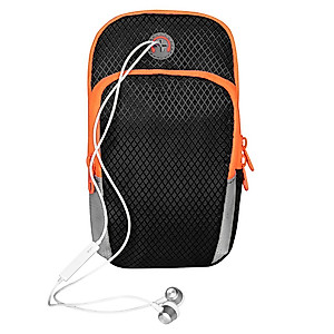 Workout Sports Armband Case Sweatproof Exercise Gym Running Cell Phone Armband Pouch Holder for iPhone Xs Max X 8 7 Plus Galaxy S10 S9 S8 Plus Google Pixel OnePlus 6 LG G8 V50 ThinQ Stylo 4 (Black)