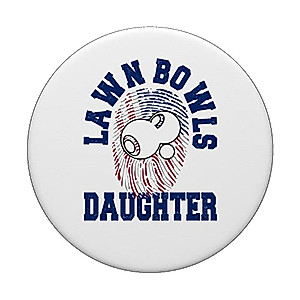 American Flag Fingerprint Patriotic Lawn Bowls Daughter PopSockets Swappable PopGrip