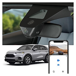 Fitcamx 4K Dash Cam Compatible with Car,Dash Camera Compatible with 2023 HR-V HRV HR V 3rd Gen (Color : Honda HRV 2023, Size : 4K Dual Cam 128GB)