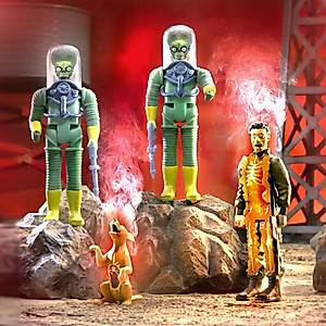 Super7 Mars Attacks Martian The Invasion Begins - 3.75" Mars Attacks Action Figure with Accessory Vintage Collectibles and Retro Toys