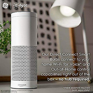 GE Lighting CYNC Smart LED Light Bulbs, Bluetooth and Wi-Fi Enabled, Alexa and Google Assistant Compatible, Soft White (2 Pack) Packaging May Vary