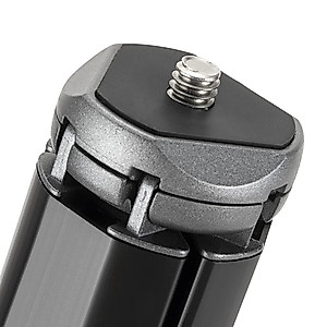 JINTU Metal Mini Tripod, Phone & Camera Stand Tabletop Tripod for iPhone/Cell Phone/Digital Cameras/Video stabilizer, Perfect for Desktop Vlogging, Webcam with 1/4 screw, Aluminum Alloy