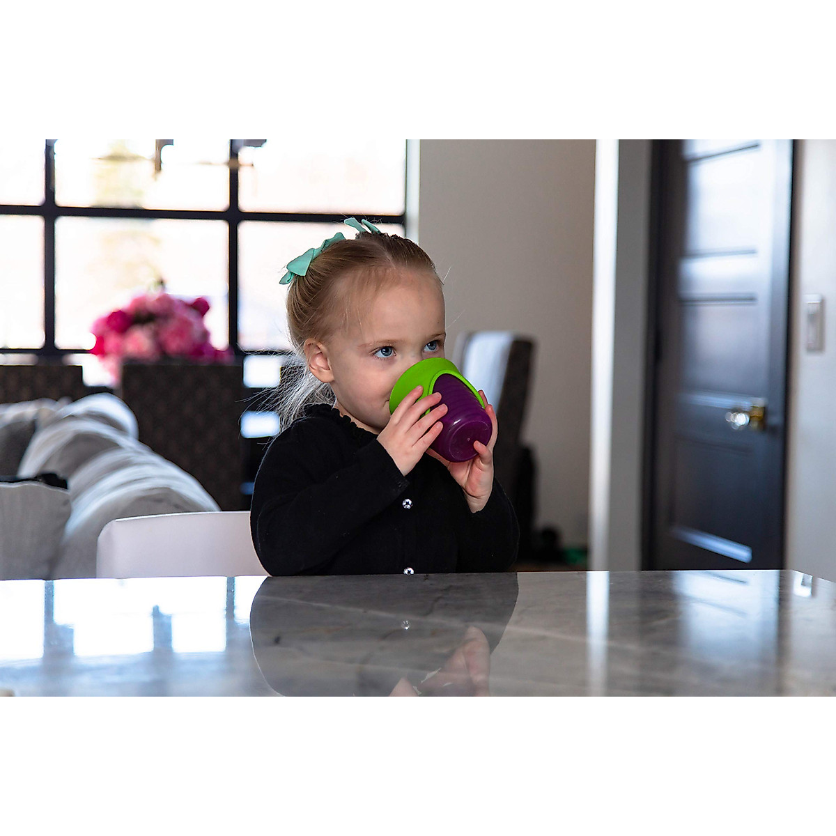 O-Sip! Silicone Sippy Lids (Pack of 3) - Spill-Proof Fun for Families! - BPA-Free, Fits on Glasses, Mason Jars & Cups - Reusable, Durable, & Kid-Friendly (Colors: Red, Green, Blue) - ModFamily