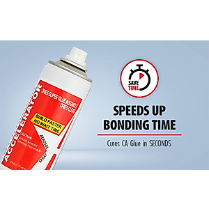 STARBOND Thick CA Glue (3X 2 oz) with Accelerator (3X 6 oz) - Super Craft Glue for Wood, Plastic, Metal, Leather, Ceramic - Cyanoacrylate Glue for Woodworking, Woodturning, Guitar, Hobby