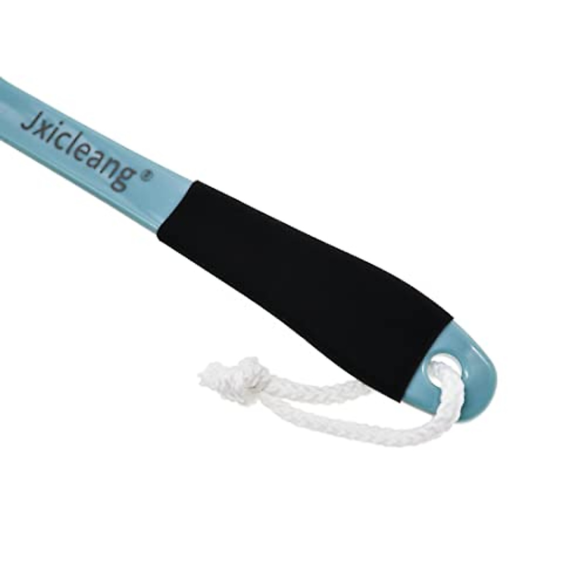 Jxicleang Back Scrubber for Shower, Soft Nylon Mesh Exfoliating Back Scrub Bath Brush, Long Handle Back Loofah for Men Women, Back Cleaner Washer Bath Sponge for Elderly (Blue)