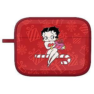Betty Boop Christmas HDX Case Cover Compatible with Apple AirPods Pro (Candy Cane)