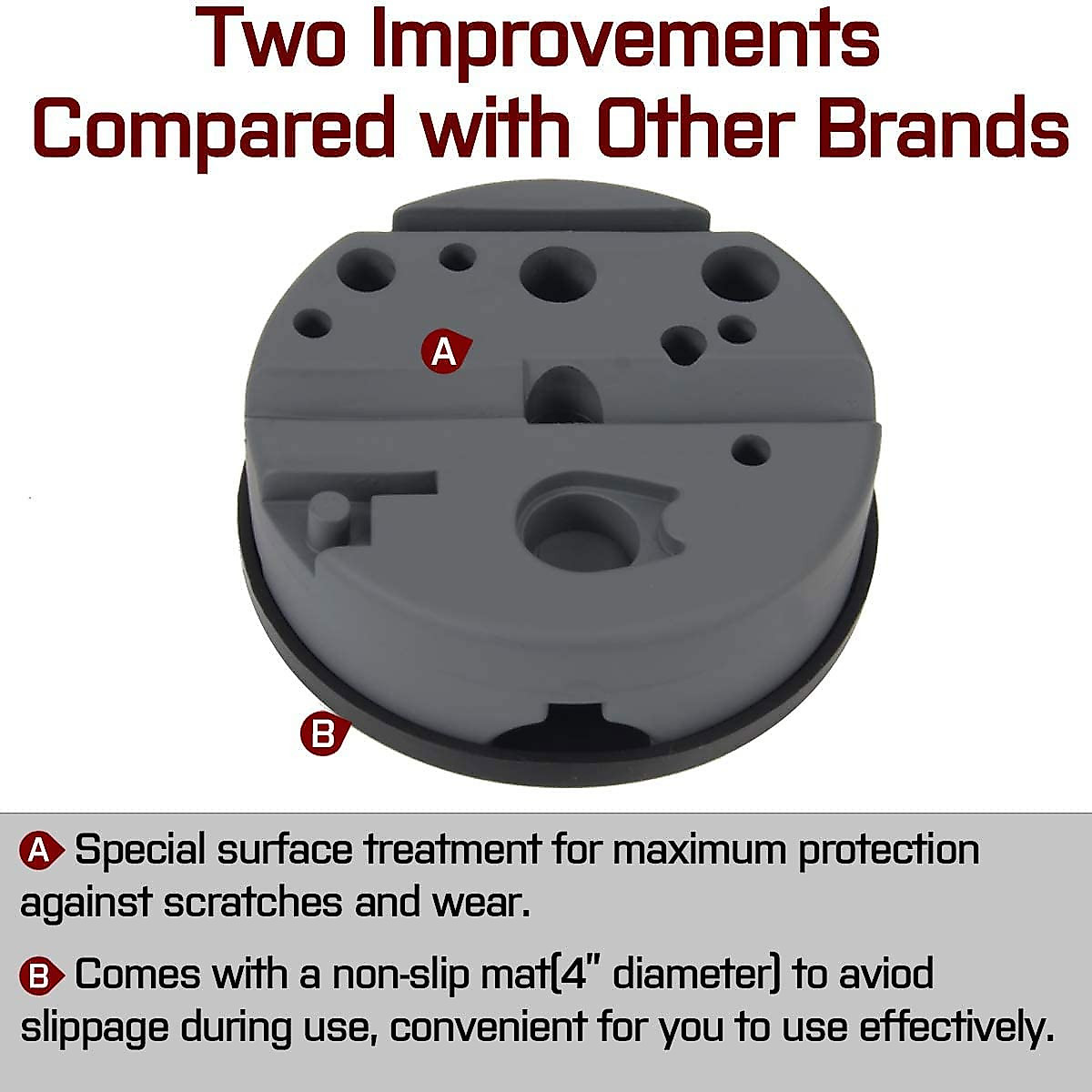 W WIREGEAR Punch Set Elite Tool Made of Solid Material Including Steel Punch and Hammer with Bench Block Ideal for Maintenance with Storage Case