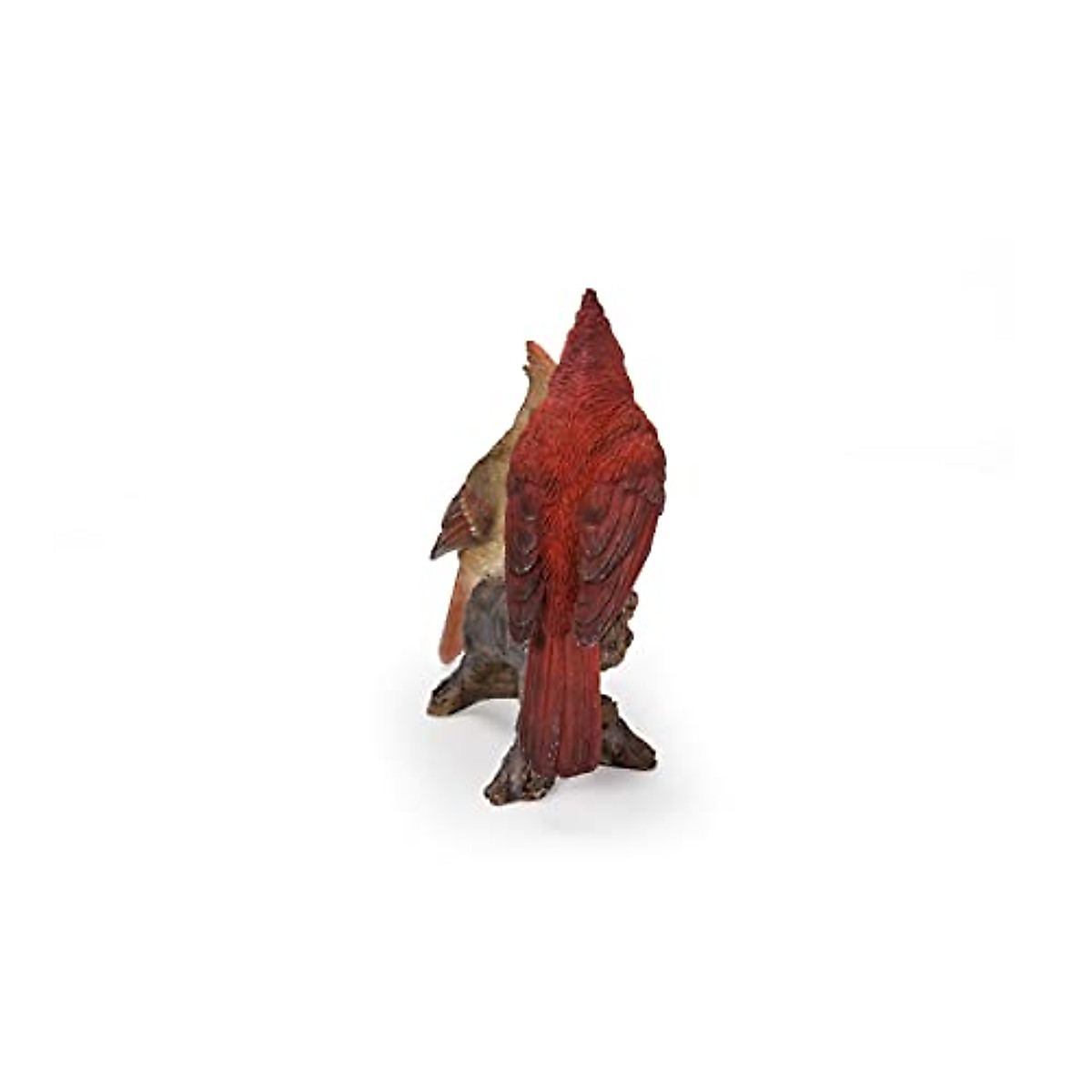 Hi-Line Gift Cardinal Couple on Stump Garden Statue, Multicolor