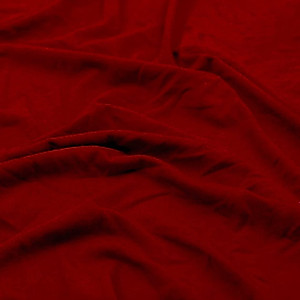 Texco Inc Modal Spandex Stretch Rayon Jersey Knit/Maternity, Apparel Fabric, DIY Projects, Red 3 Yards